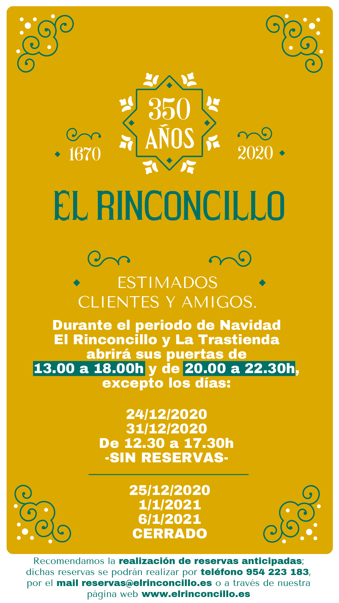 El Rinconcillo, sabrosas tapas y platos tradicionales